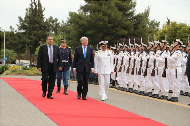 Δηλώσεις ΥΕΘΑ Πάνου Καμμένου μετά τη συνάντησή του με τον Υπουργό ...