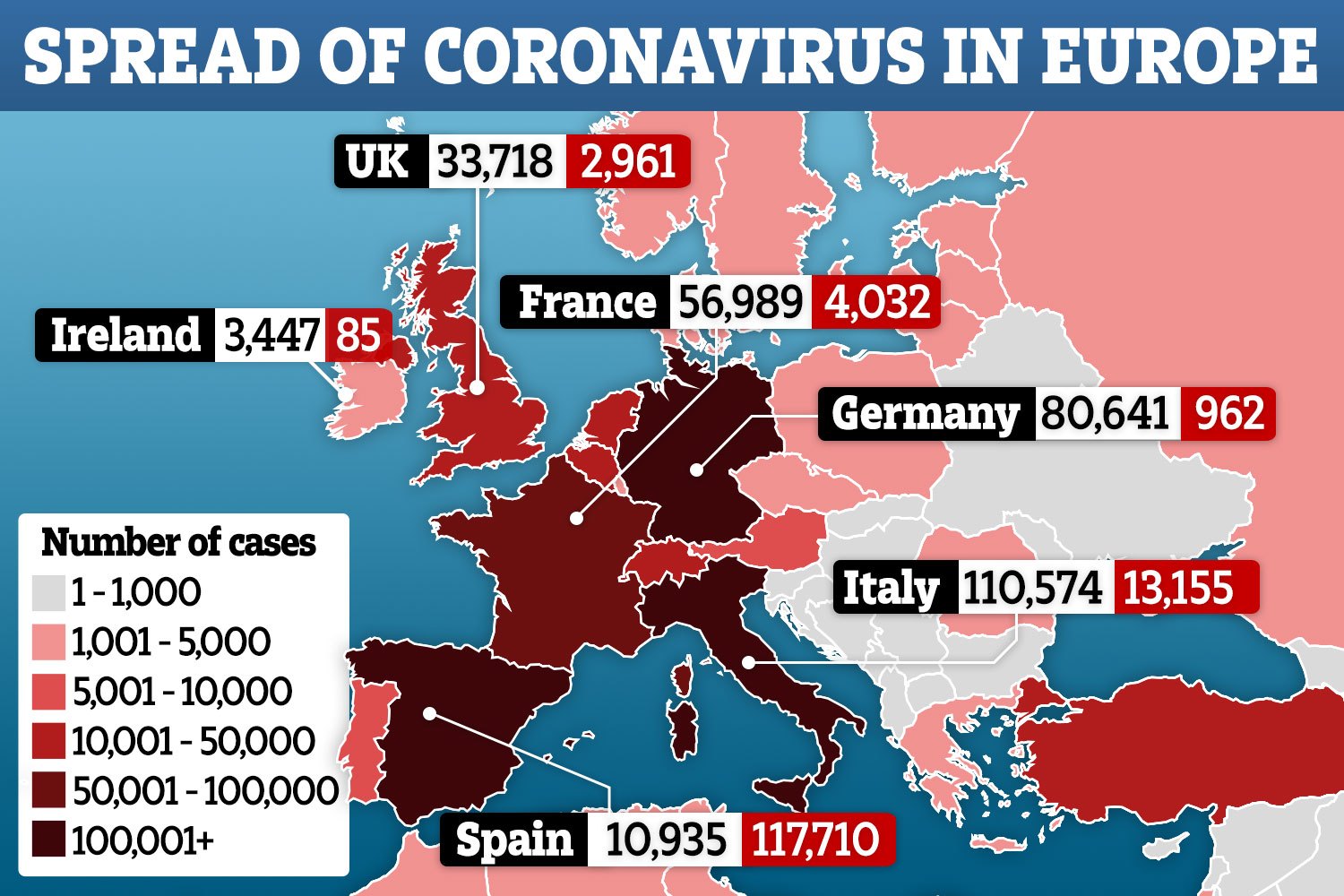 Κορωνοϊός: Πάνω από 40.000 οι νεκροί στην Ευρώπη! Σύμφωνα με ...